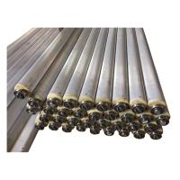 China Stainless Steel Fabric Winding Roller Shaft For Rapier Loom Machine for sale