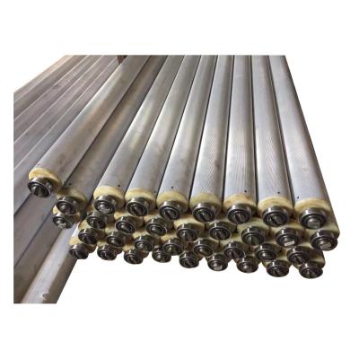 China Stainless Steel Fabric Winding Roller Shaft For Rapier Loom Machine for sale