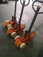 China Steel Warp Beam Trolley Lifting 300mm Tractor Hand Heavy Weight Lifting Trolley for sale