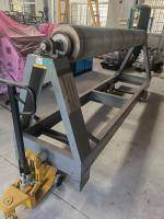 China Steel Warp Beam Trolley Lifting 300mm Tractor Hand Heavy Weight Lifting Trolley for sale