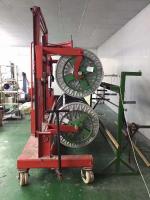 China Paper Warp Beam Trolley Carrying Upper And Bottom Beams Together 1000kgs for sale