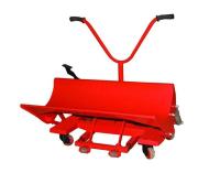 China Cradle Type Fabric Cloth Roll Trolley Stacking Hydraulic Textile Trolley Manufacturers for sale