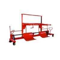 China Textile Beam Gating Trolley Warp Beam Handling System Twin Hydraulic Beam Lifter for sale
