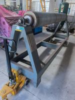 China Sectional Warp Beam Trolley Lifting Towing Simple Hydraulic A Frame 3000kgs Capacity for sale