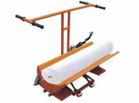 China Hydraulic Cloth Roll Doffing Trolley For Narrow Alley Textile Beam Material Handling for sale