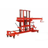 China Manual Hydraulic Warp Beam Trolley Empty Upper And Bottom Beams Carried Together for sale