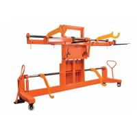 China Manual Hydraulic Warp Beam Trolley Empty Upper And Bottom Beams Carried Together for sale