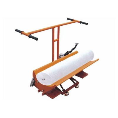 China Hydraulic Textile Fabric Roll Doffing Trolley For Narrow Passage for sale