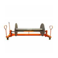 China Customized Manual Warp beam trolley Hydraul Transport cart for sale