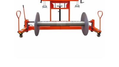 China Classic Hydraulic Textile Heald Frame warp beam trolley hydraul transport cart for sale