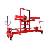 China Classic Hydraulic Textile Heald Frame warp beam trolley hydraul transport cart for sale