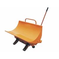 China Yellow Warp Beam Pallet Truck Horizontal Transport Manual Fabric Pack And Roll Doffing Trolley for sale