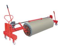 China Textile Warp Beam Trolley Two Hydraulic Cylinders Beam Trolley System for sale