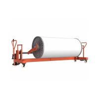 China Textile Warp Beam Trolley Two Hydraulic Cylinders Beam Trolley System for sale