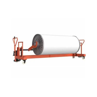China OEM Beams Hydraulic Textile Trolley Warping Beam Carrier 400mm for sale