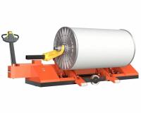 China Hydraulic Warp Beam Lifting Trolley Textile Industry Customized Carrier 400mm for sale