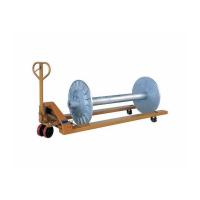 China Hydraulic Empty Warp Beam Transport Trolley Textile Industry Fabric Pack And Roll for sale