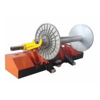 China Hydraulic Empty Warp Beam Transport Trolley Fabric Pack And Roll for sale