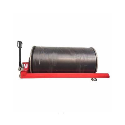 China Textile Hydraulic Hand Lift Trolley Cart Material Handling Tools 1500kgs for sale