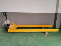 China Textile Hydraulic Hand Lift Trolley Cart Material Handling Tools 1500kgs for sale