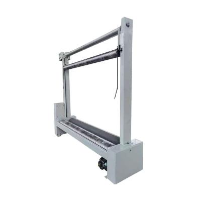 China 4.5meters Fabric Roll Winding Machine Cloth Winder For Electric Press Rolling Lift for sale