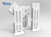 China Floor Standing Rotate Monitor Screen Silver Frame For Advertising Display for sale