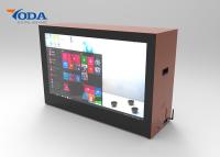 China Aluminium Housing Transparent LCD Showcase Wall Mounted / Desktop Type for sale