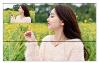 China Ultra Narrow Edge SCCP TFT 55 Inch LCD Mosaic Screen for sale