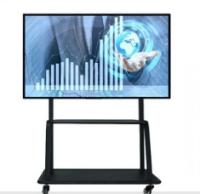 China Conference 1.8mm Bezel 98 Inch Interactive LCD Whiteboard 220W for sale