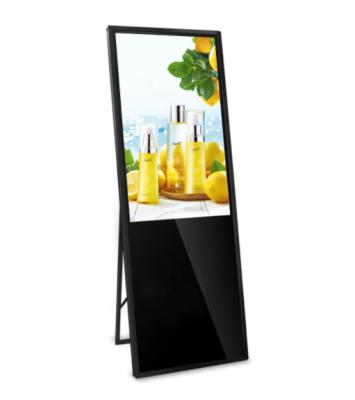 China 49inch LCD Digital Advertising Display Portable Standing Type for sale