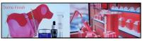 China Shelf Advertising 50W LVDS Highlighter LCD Bar Screen 1920*360 for sale