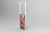 China High Brightness Hanging Double Sided Window Display 55 Inch Advertisement Screen for sale