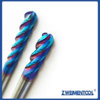 China TiAlN AlCrN Tungsten Carbide End Mills 2 3 4 Flute for Stainless Steel with 50% Longer Tool Life for sale