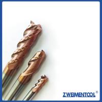 China TiAlN AlCrN Tungsten Carbide End Mills 2 3 4 Flute for Stainless Steel with 50% Longer Tool Life for sale