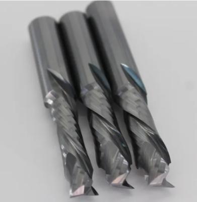 China Solid Carbide Spiral Router Bits 1/8 Inch Cutting Diameter with 1/4 Inch Shank - 10PCS Set for Wood CNC Routing for sale