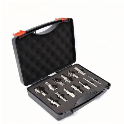 China HSS Annular Cutter Set with 19.05mm Weldon Shank for Steel and Aluminum - 12mm-65mm Diameter Range for sale