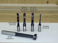 China Solid Tungsten Carbide Blind Hole Drill Bits 2-8mm Diameter 57/70mm Length for Woodworking for sale