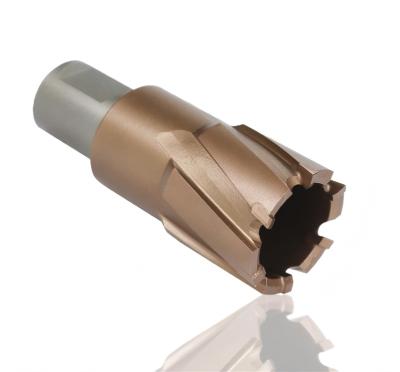 China TiCN Coated TCT Annular Cutter 12mm-32mm with 35mm Cutting Length and Weldon Shank for Metal Drilling for sale