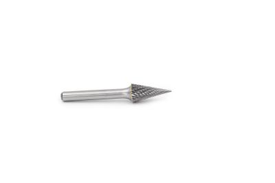 China SM Shape Carbide Rotary Burr 62-64HRC AISI M2 Steel with 3-12mm Shank Diameter for Metal Contouring for sale