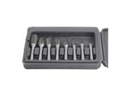 China 8-Piece Carbide Rotary Burr Set with 6mm Shank and 62-64 HRC Hardness for Metalworking for sale