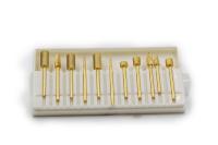 China 10-Piece Carbide Rotary Burr Set for Nail Care 3mm Shank 40-45HRC Medical-Grade Tools for sale