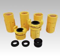 China Yellow 49mm Nylon Sand Blasting Nozzle Holder Q-1 Model with Coarse/Fine Thread Design for sale