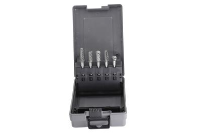 China Customizable 5-Piece Carbide Rotary Burr Set with 3mm/6mm Shank Options and K10 Tungsten Carbide Material for sale