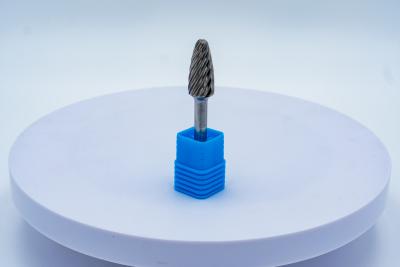 China K40 Carbide Rotary Burr Drill Bit SF Shape HRC 60-62 Shank 4-12mm Diameter 25,000-40,000 RPM for sale