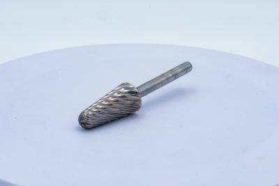 China SL Shaped K50 Carbide Rotary Burr for Aluminium Deep Cavity Machining with 5:1 L/D Ratio and 45,000 RPM for sale