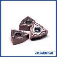 China ZT10 ZT15 ZT20 ZT25 WNMG CNC Inserts with 93.2-94.0 HRA Hardness and 3800-4800 MPa TRS for Precision Machining for sale