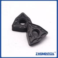 China ZT10 ZT15 ZT20 ZT25 WNMG CNC Inserts with 93.2-94.0 HRA Hardness and 3800-4800 MPa TRS for Precision Machining for sale
