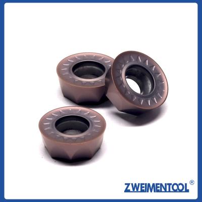 China RPMT08T3M0 RPMT10T3M0 Carbide CNC Inserts with 8-16mm IC and 3.97-4.76mm Thickness for Precision Milling for sale