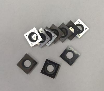 China 12mm Cross Cut Carbide Reversible Knives with 90 Degree Tooth Angle for Professional Woodworking for sale
