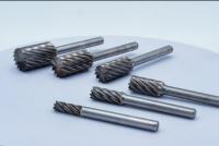 China 6mm 10mm Shank Carbide Burr Bits A Shape Rotary Tools with 90 HRA Hardness for Metalworking for sale